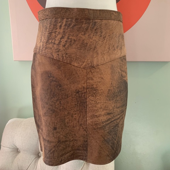 echtes Leder | Skirts | Echtes Leder Vintage Skirt | Poshmark